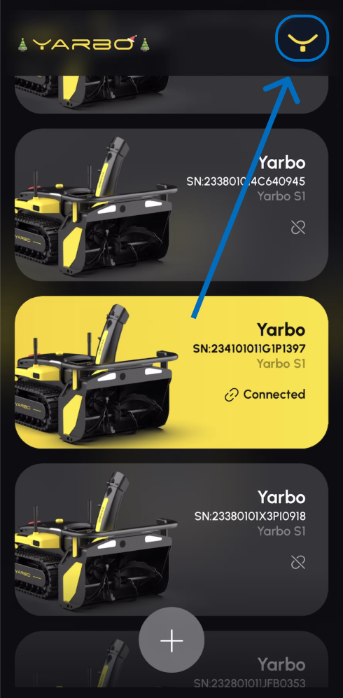 Instruction of 'Yarbo Sharing'